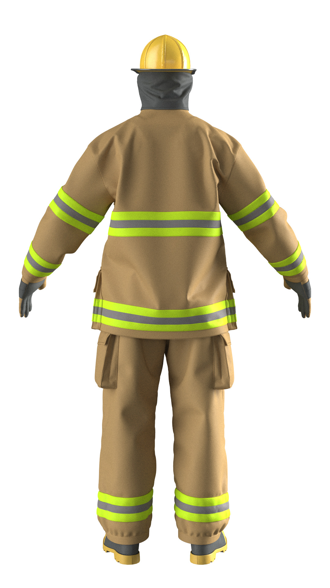 Firefighter Uniform - Marvelous Designer 3D model | CGTrader