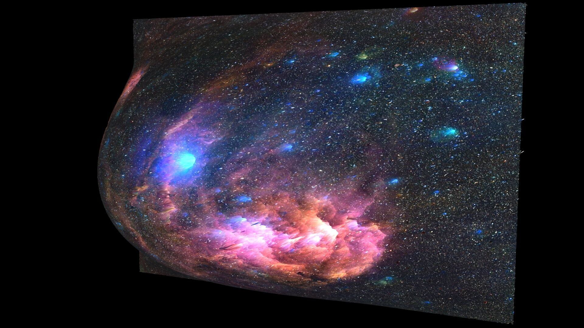 Running Chicken Nebula 3D model | CGTrader