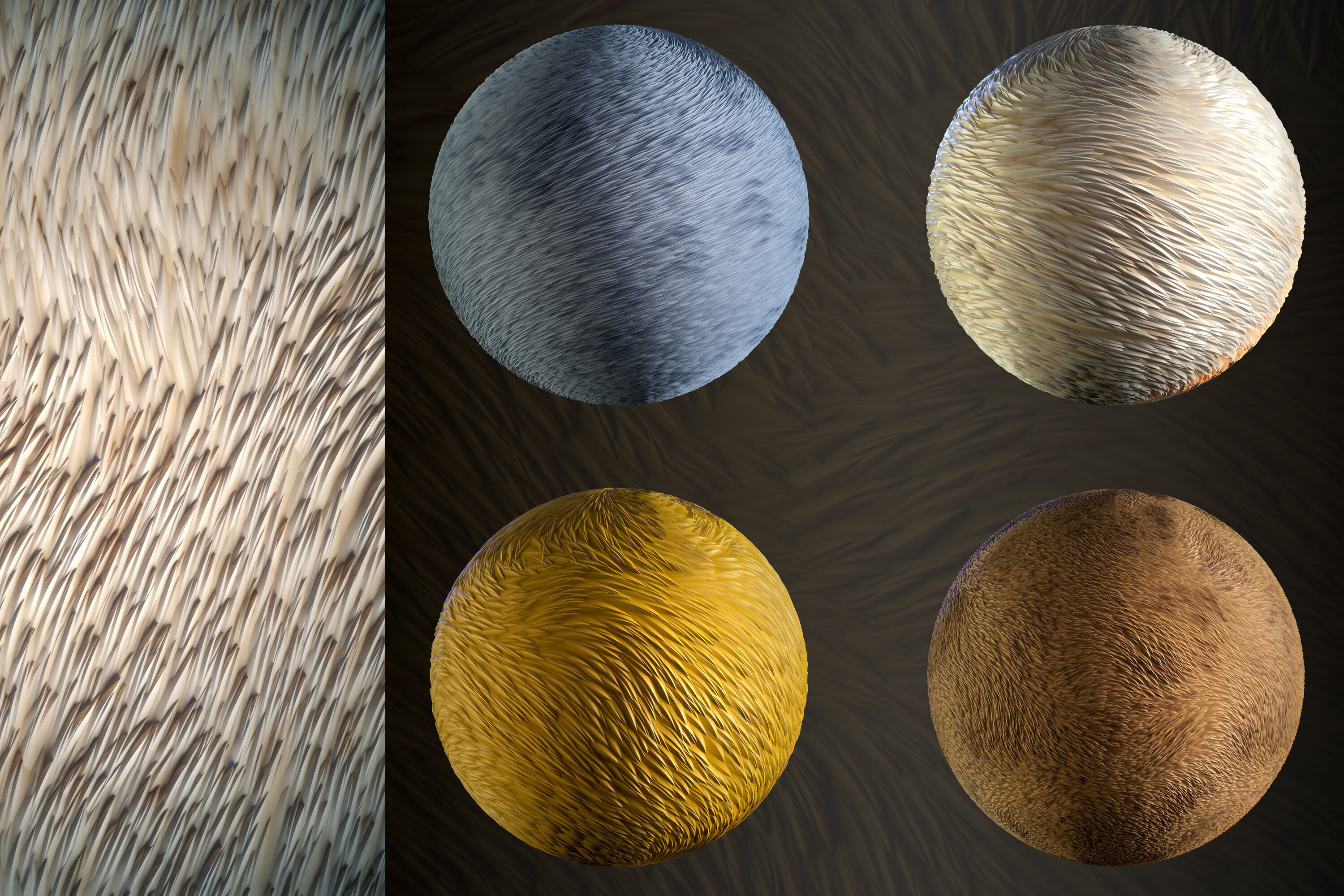 Fur - Vol 01 - SBsar - Maps Texture | CGTrader