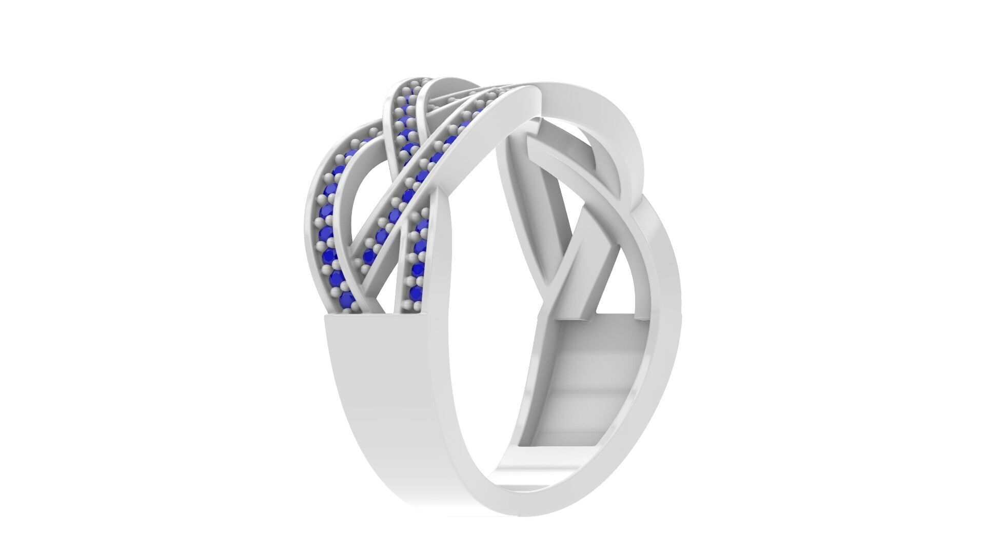 Jewelry Diamond Ring Model RG54 free 3D model 3D printable | CGTrader