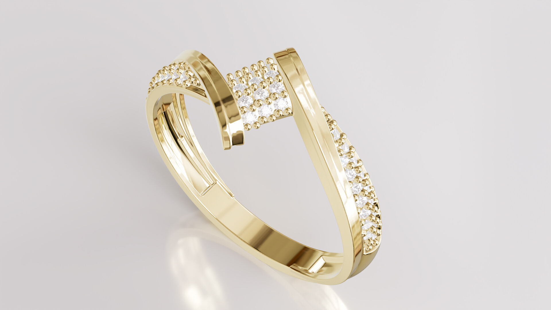 Jewelry Diamond Ring Model RG55 free 3D model 3D printable | CGTrader