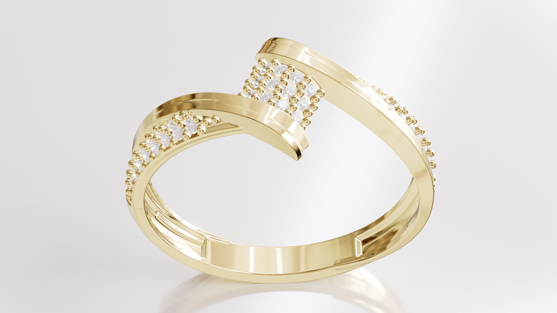 Jewelry Diamond Ring Model RG55 free 3D model 3D printable | CGTrader