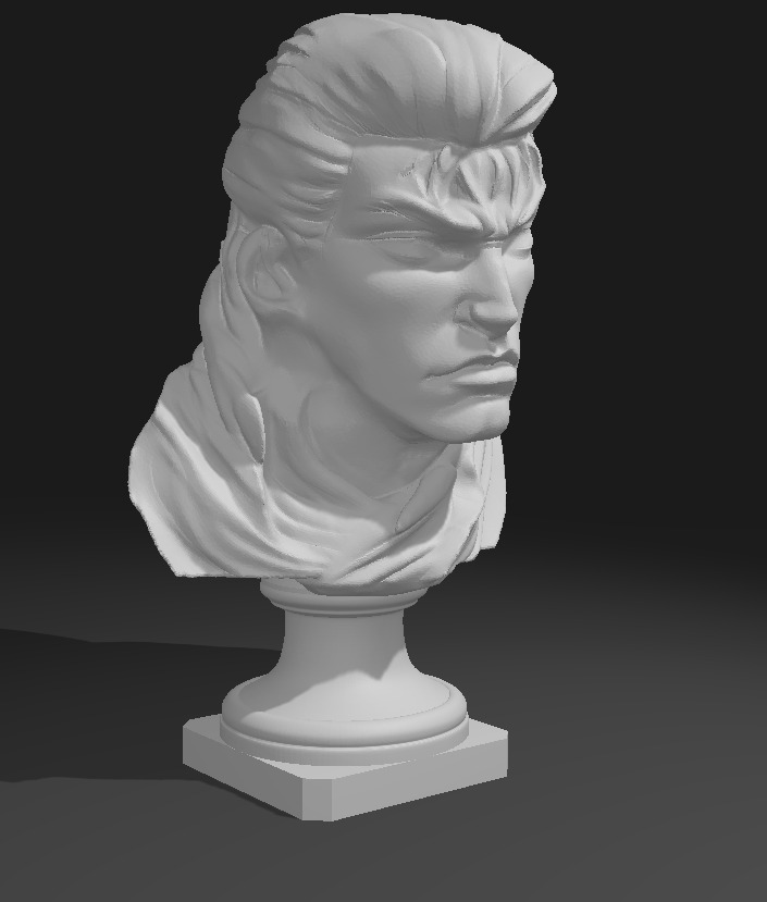 Guts Bust Berserk Head 3D model 3D printable | CGTrader