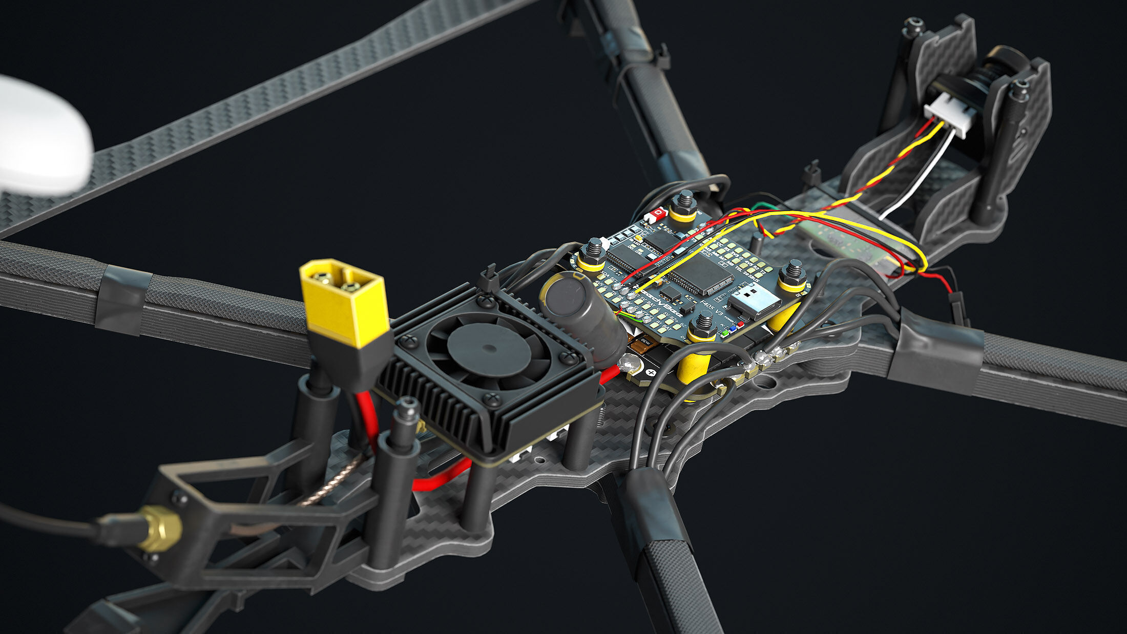 3D model FPV Drone Kamikaze 10 Inches VR / AR / low-poly | CGTrader