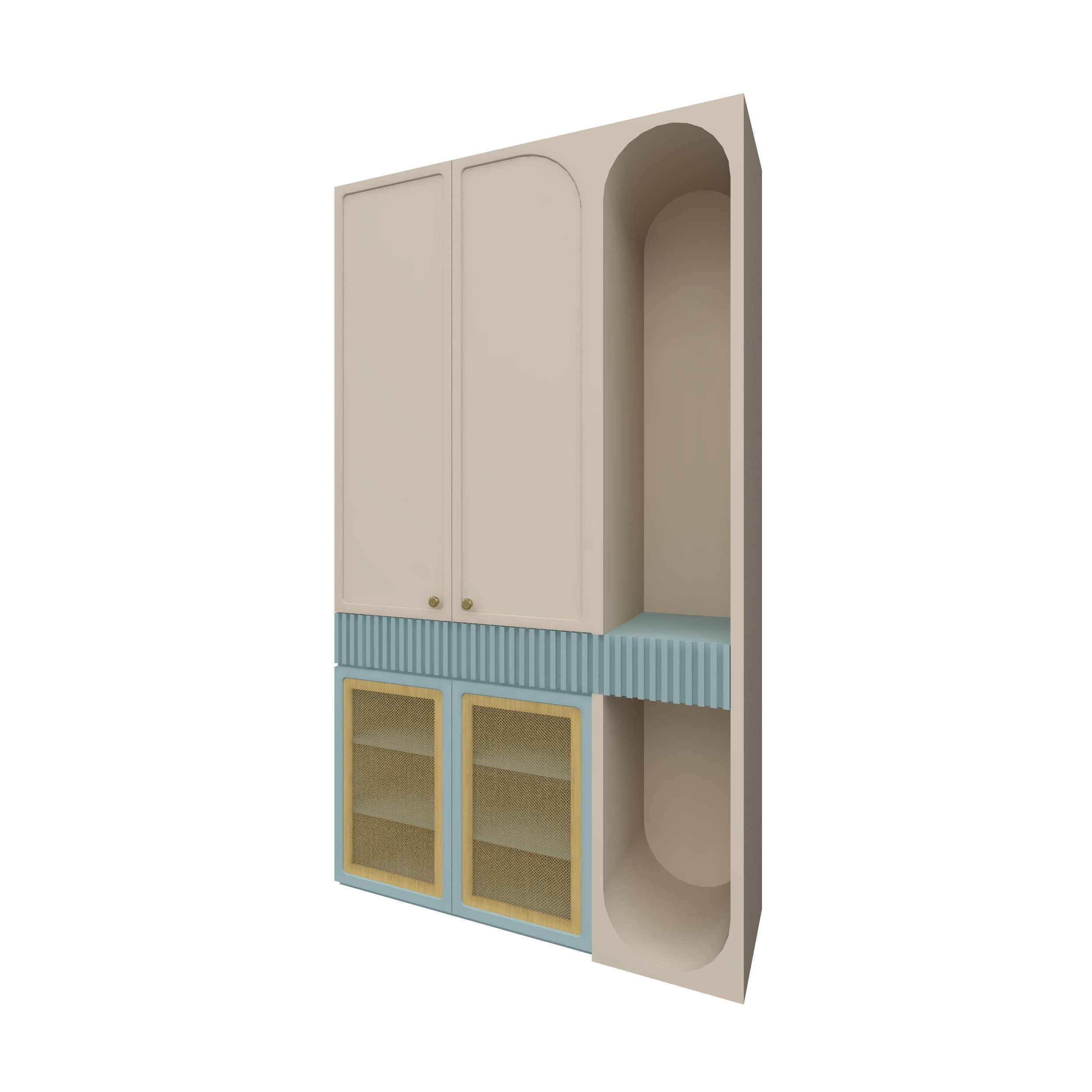 Parametric Entryway Closet and Shoe Rack Revit Family 3D model | CGTrader