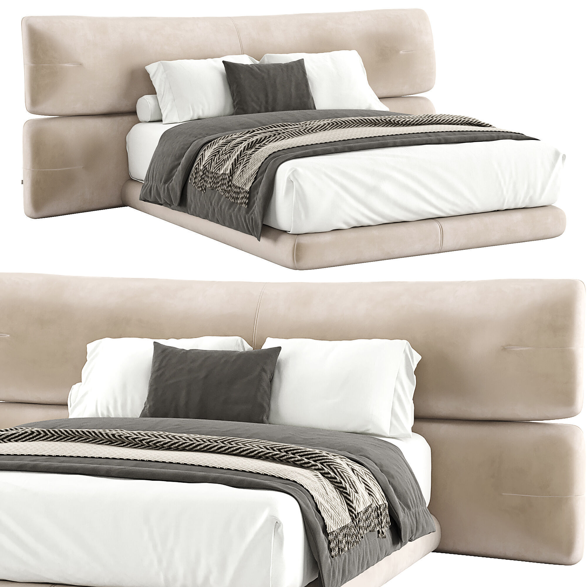 Bed Yuna 3D model | CGTrader