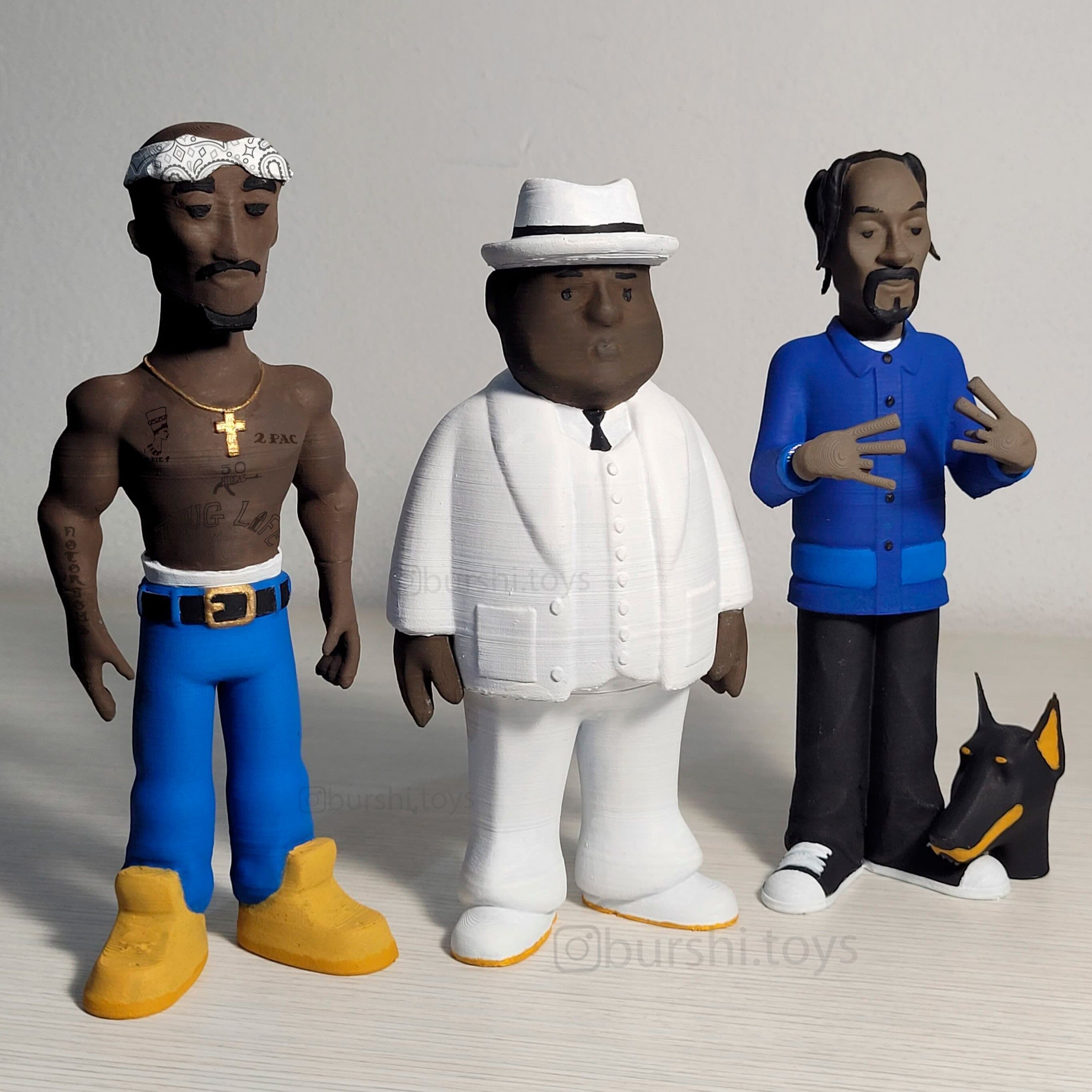 TUPAC SHAKUR VINYL TOY FUNKO GOLD - 2PAC 3D model 3D printable | CGTrader