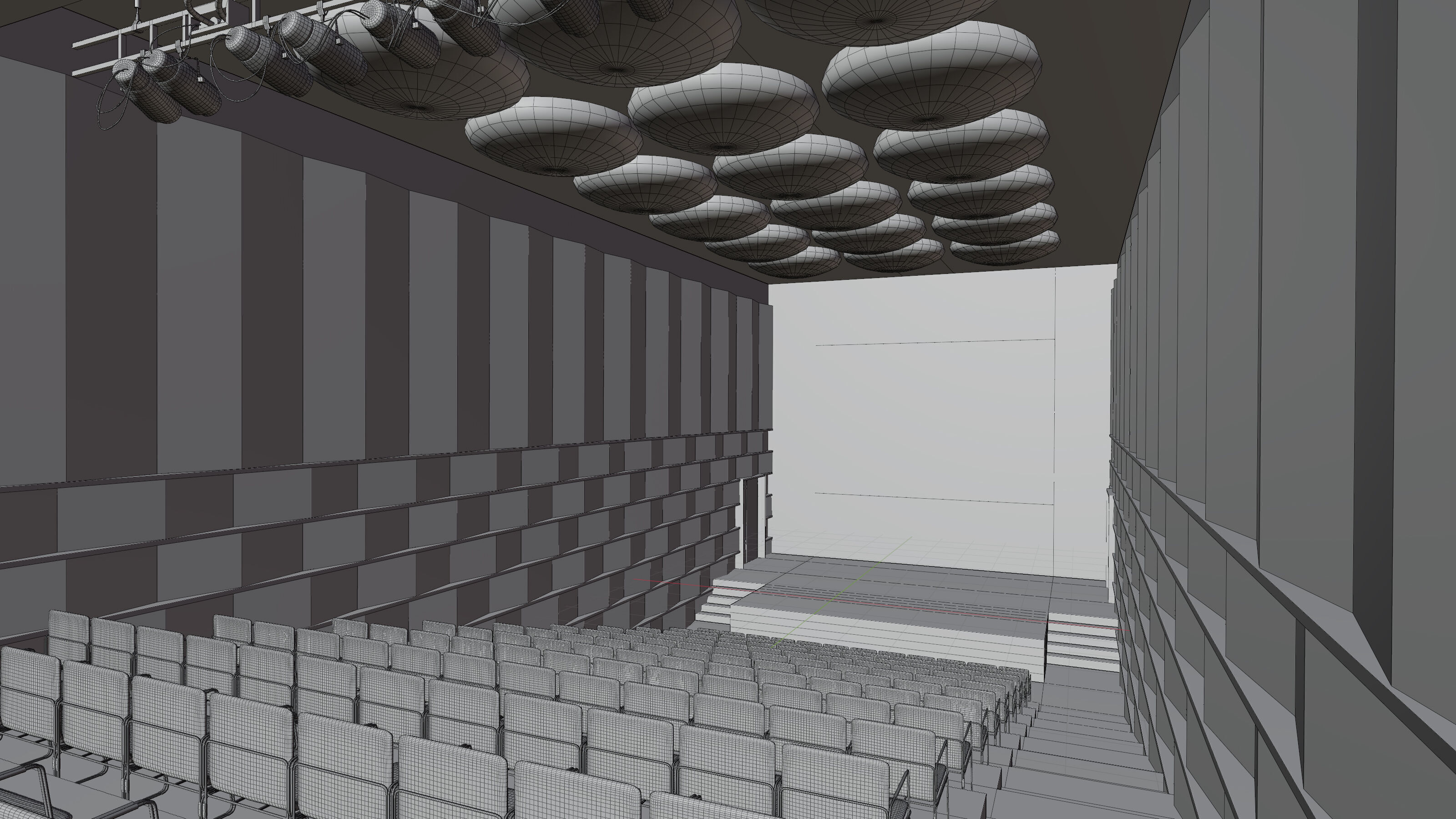 3D model Cinema Hall Interior VR / AR / low-poly | CGTrader
