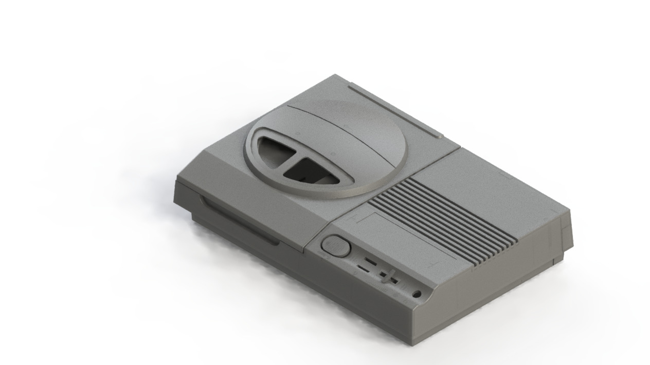 Commodore Amiga CD32 3d print enclosure 3D model 3D printable | CGTrader