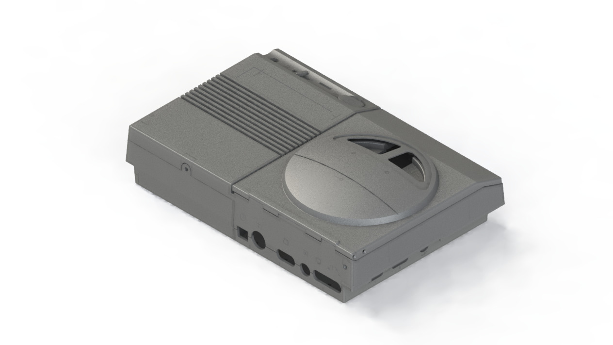 Commodore Amiga CD32 3d print enclosure 3D model 3D printable | CGTrader