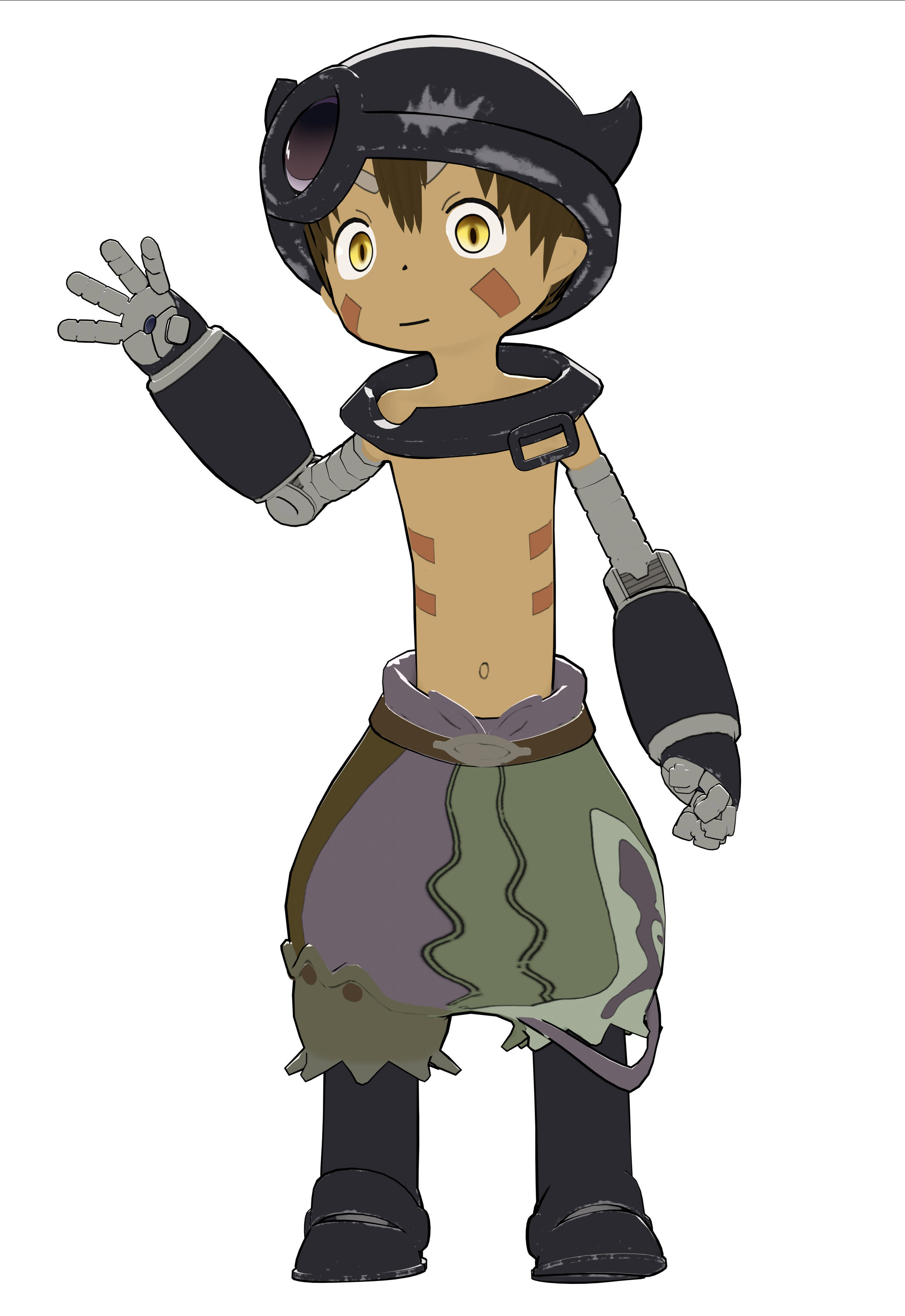 Reg from Made in Abyss free VR / AR / low-poly 3D model rigged | CGTrader