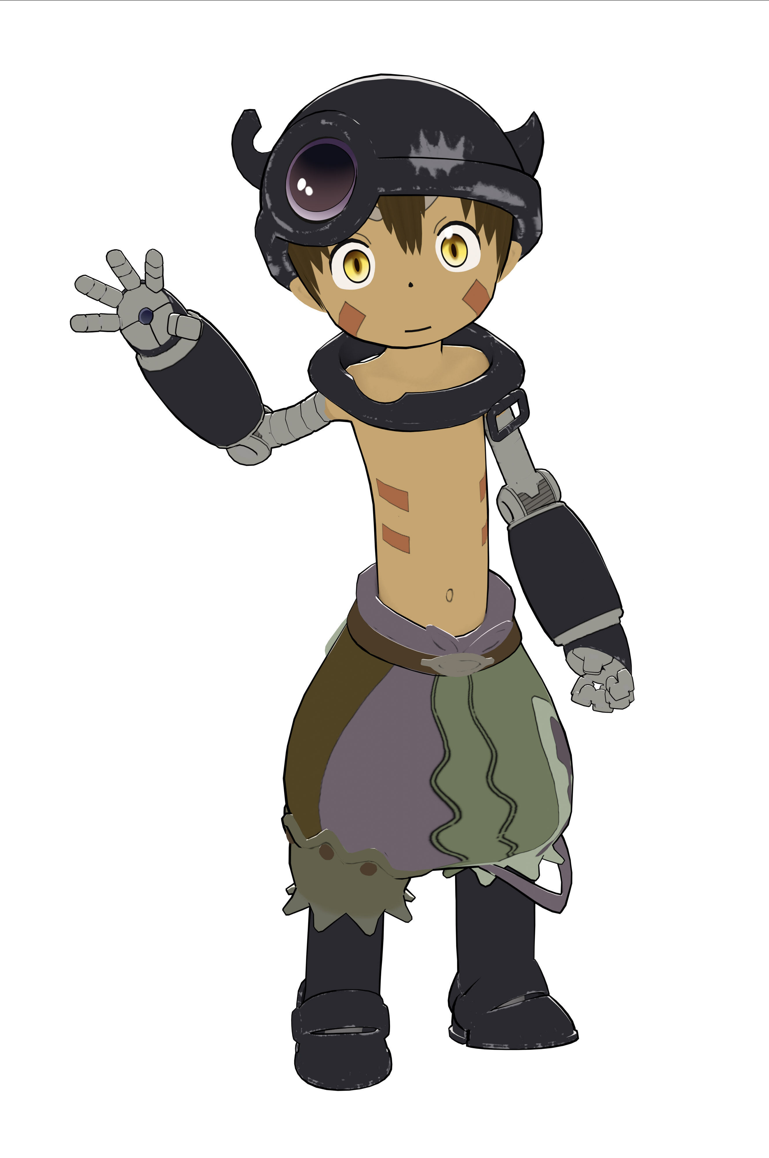 Reg from Made in Abyss free VR / AR / low-poly 3D model rigged | CGTrader