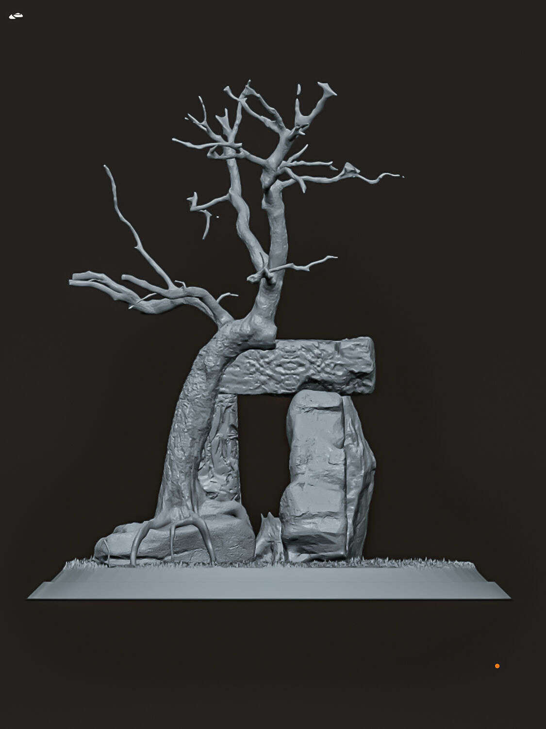 Ready Made Dioramas - Magical Stone Gate 3D model 3D printable | CGTrader