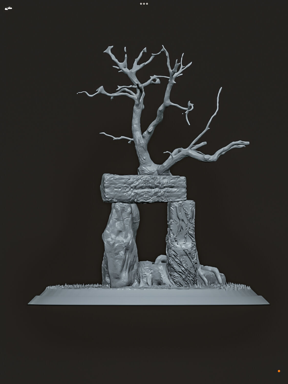Ready Made Dioramas - Magical Stone Gate 3D model 3D printable | CGTrader