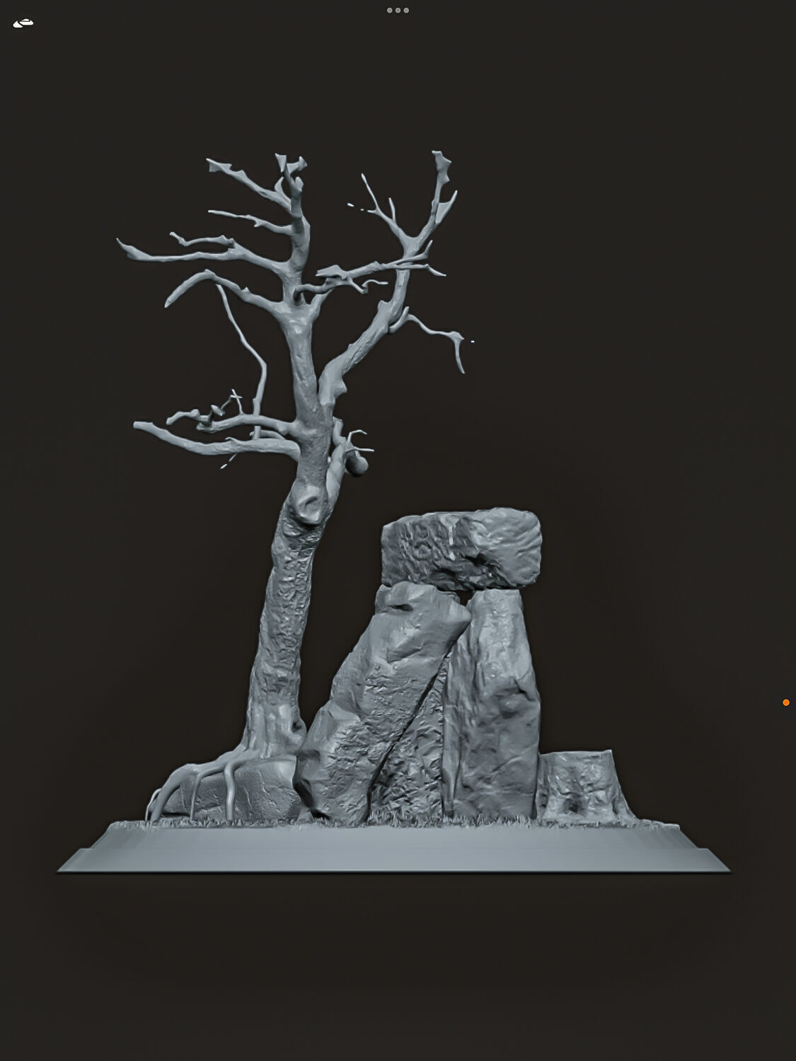 Ready Made Dioramas - Magical Stone Gate 3D model 3D printable | CGTrader