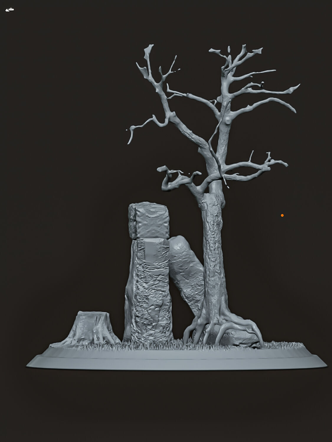Ready Made Dioramas - Magical Stone Gate 3D model 3D printable | CGTrader