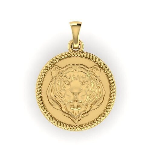 Tiger Pendant 3D model 3D printable | CGTrader