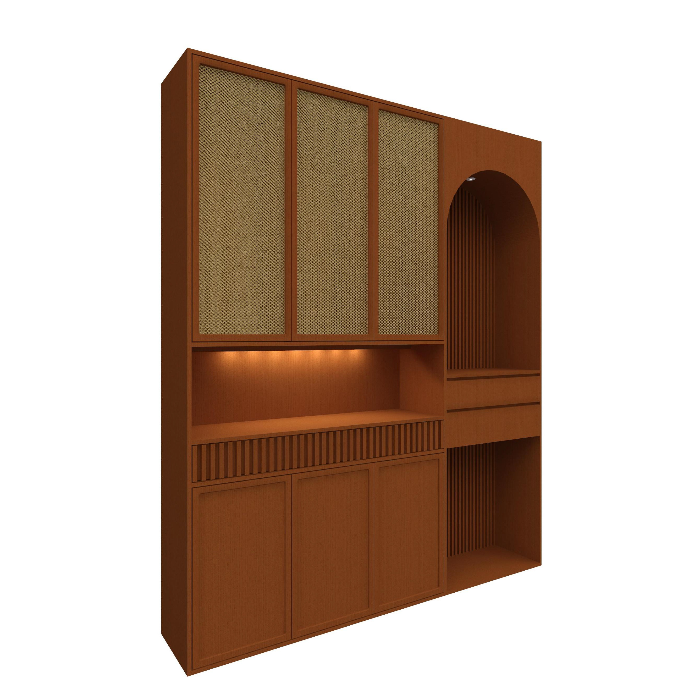 Parametric Entryway Closet and Shoe Rack Revit Family 3D model | CGTrader