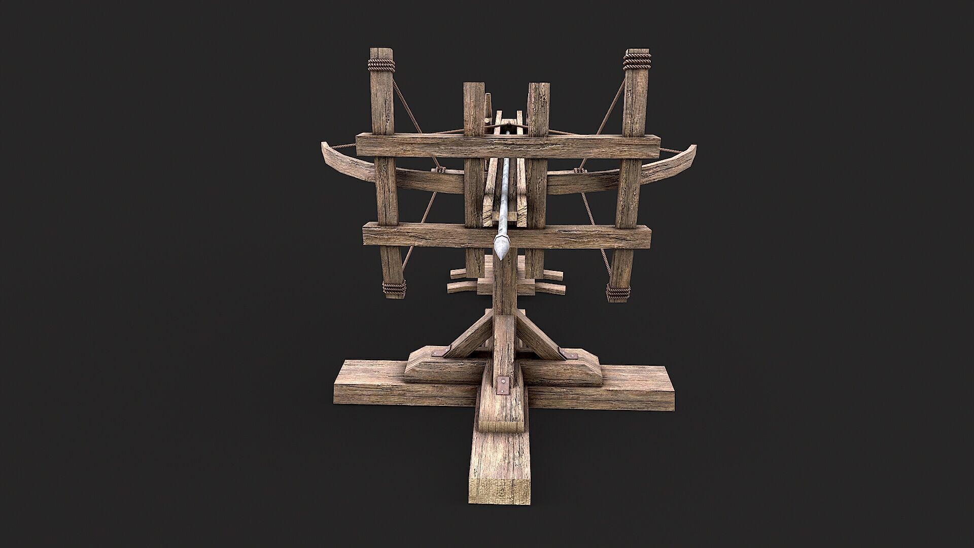 3D model Medieval Siege Ballista Launcher 2 VR / AR / low-poly | CGTrader