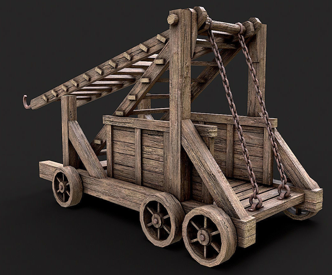 Medieval Siege War Machines PBR Collection VR / AR / low-poly | CGTrader