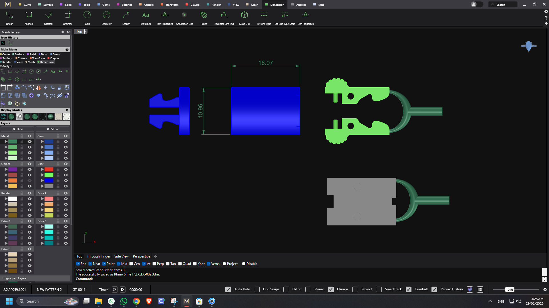 Box clasp lock for 10mm Cuban chain LK002 3D model 3D printable | CGTrader