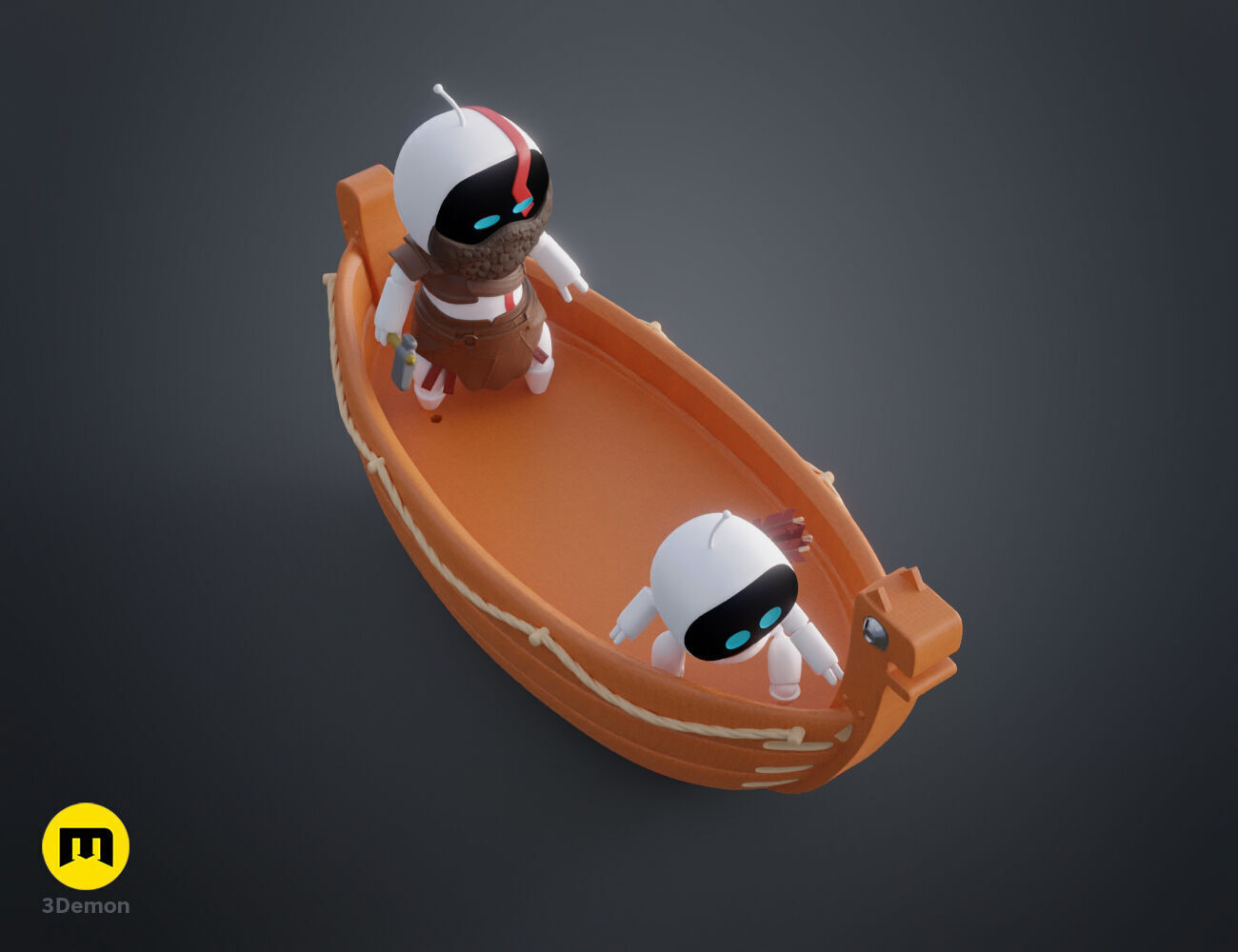 Astro Bot - God of War 3D model 3D printable | CGTrader