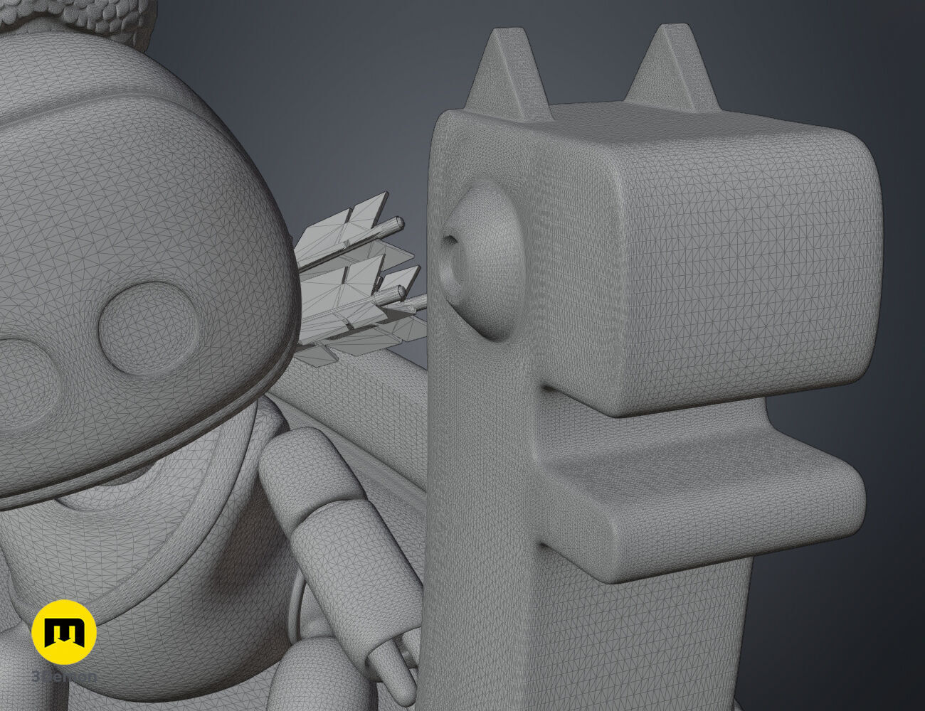Astro Bot - God of War 3D model 3D printable | CGTrader