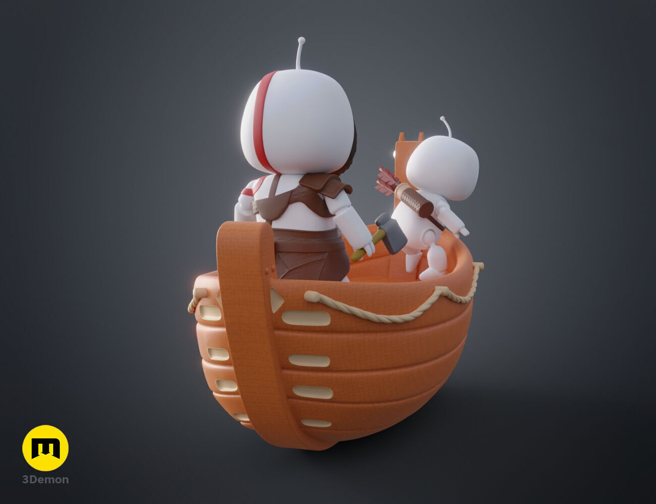 Astro Bot - God of War 3D model 3D printable | CGTrader