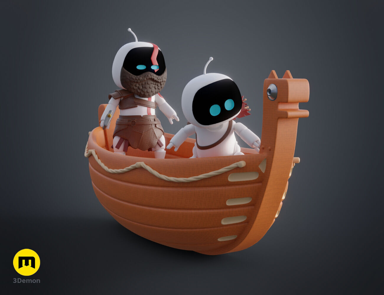Astro Bot - God of War 3D model 3D printable | CGTrader