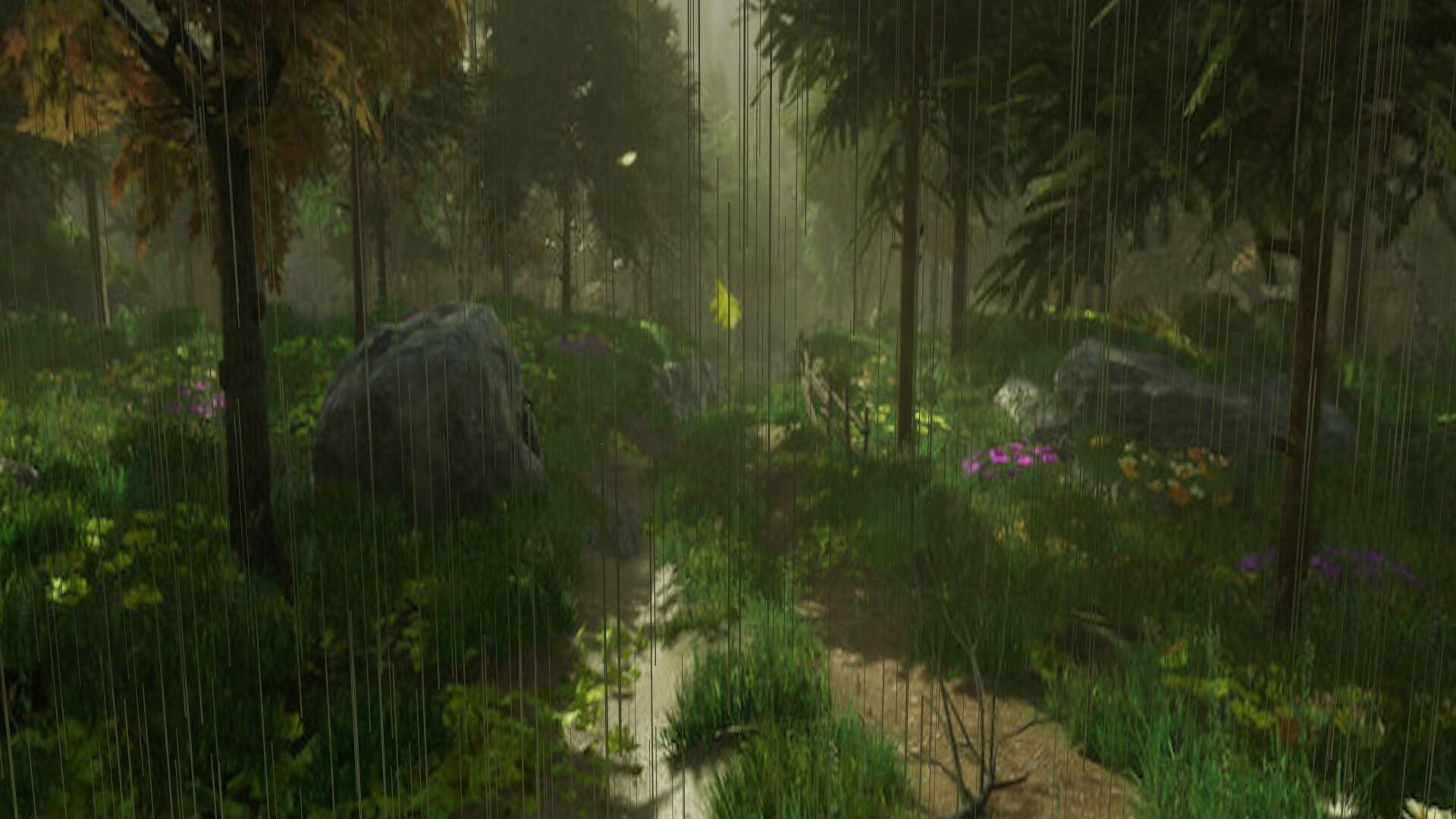 Pouring Rain 3D model animated | CGTrader