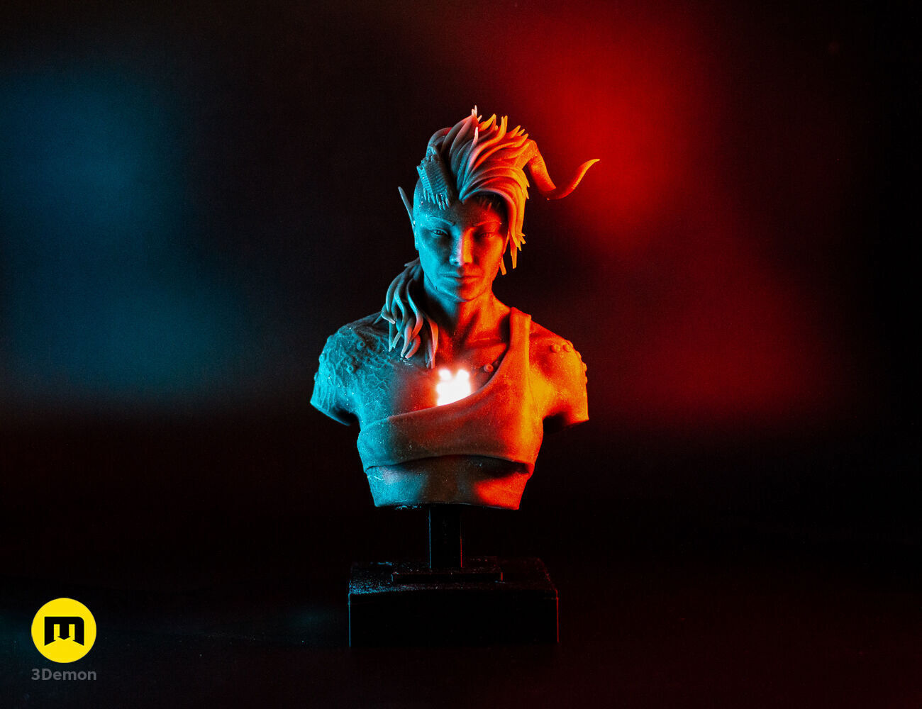 Karlach Bust - Baldurs Gate 3D model 3D printable | CGTrader