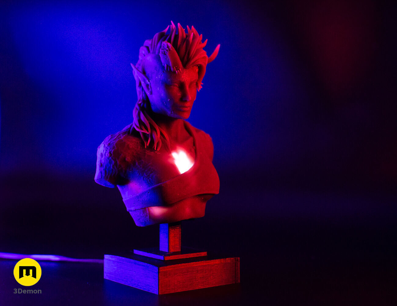 Karlach Bust - Baldurs Gate 3D model 3D printable | CGTrader