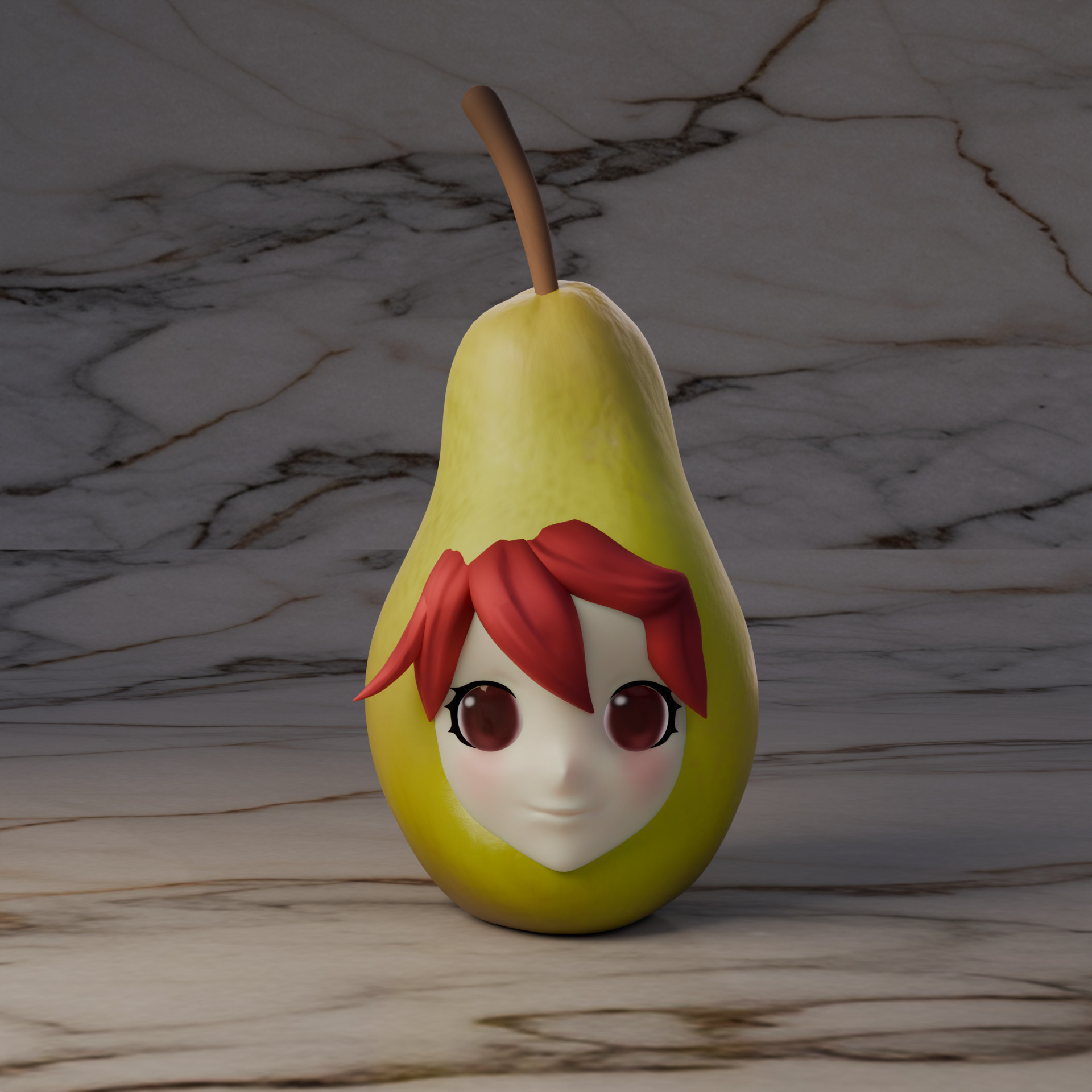 Teto pear free 3D model 3D printable | CGTrader