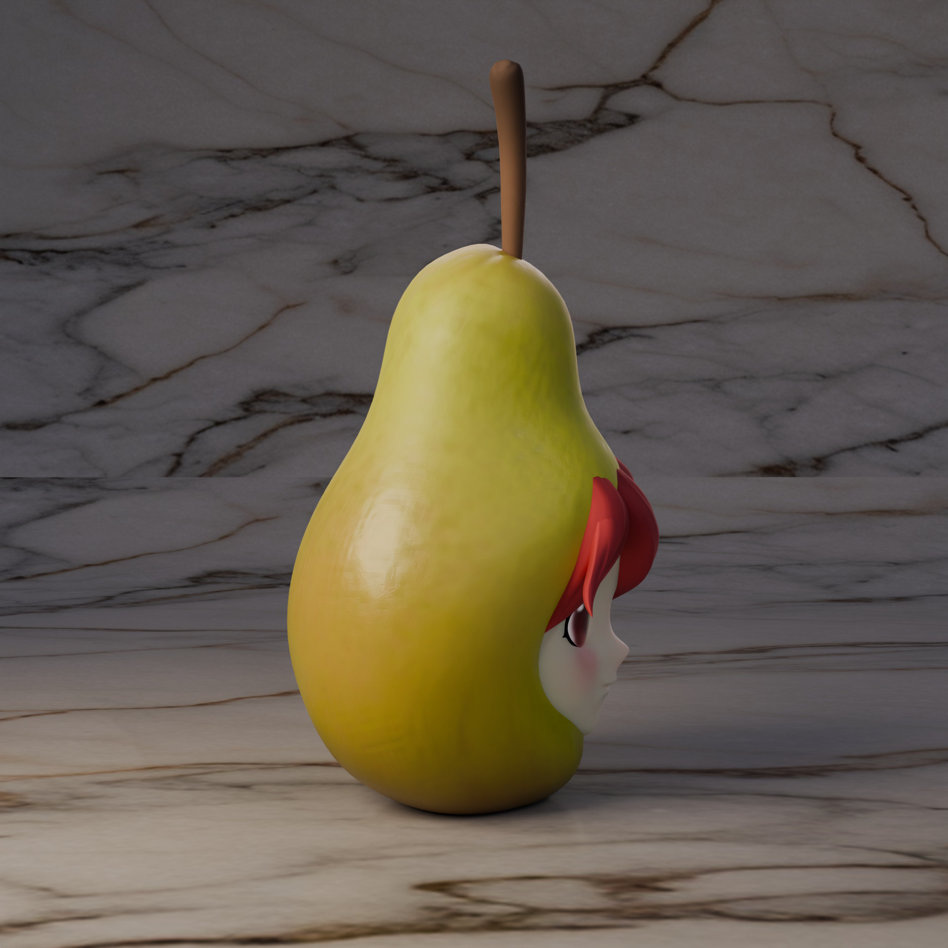Teto pear free 3D model 3D printable | CGTrader