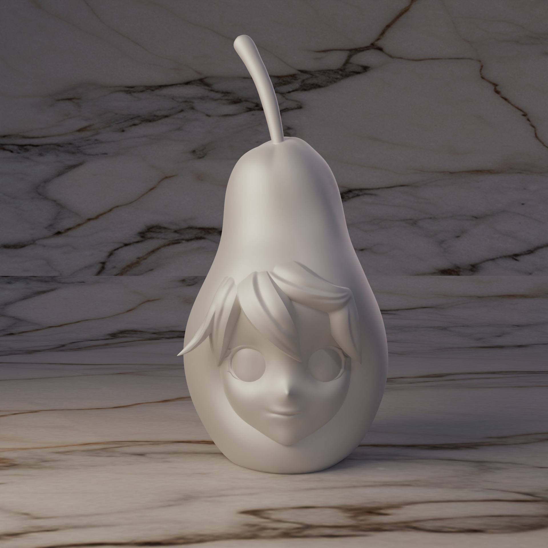 Teto pear free 3D model 3D printable | CGTrader