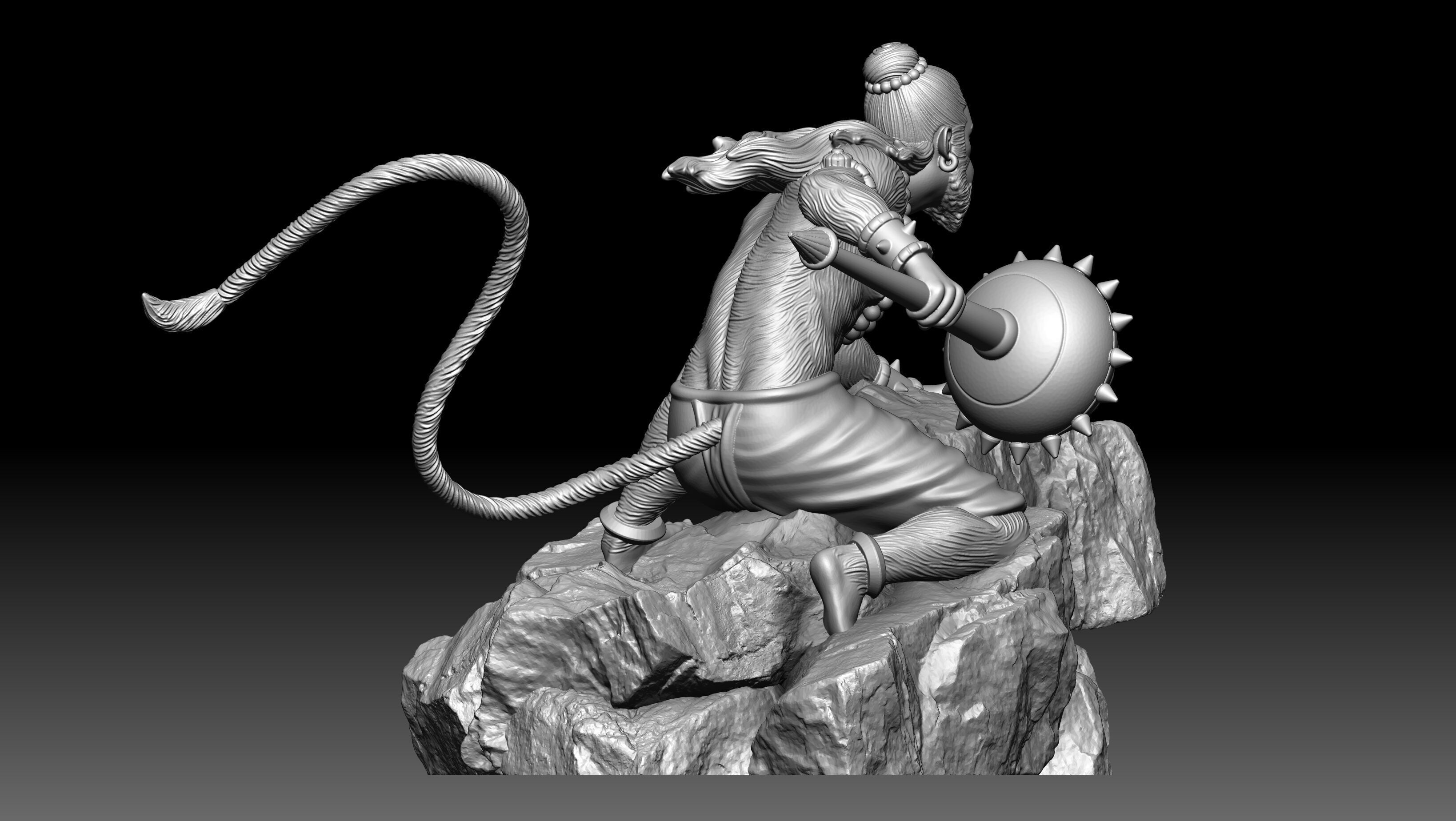 Hanuman ji 3d printable model hindu god 3D model 3D printable | CGTrader