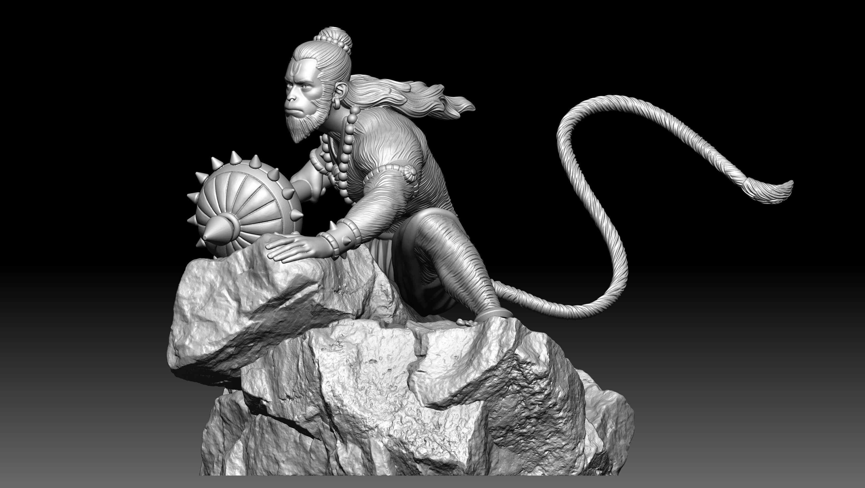 Hanuman ji 3d printable model hindu god 3D model 3D printable | CGTrader