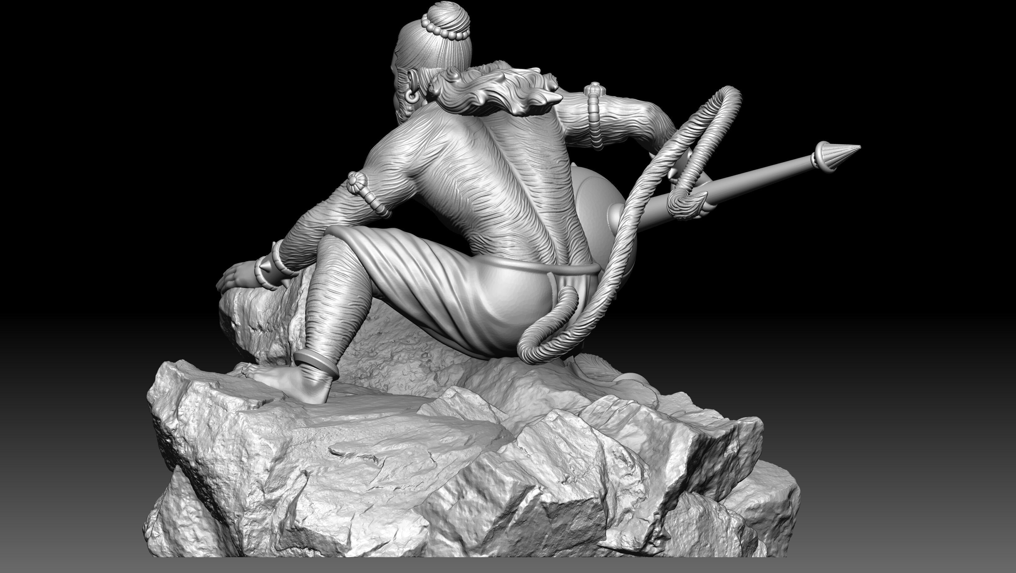 Hanuman ji 3d printable model hindu god 3D model 3D printable | CGTrader