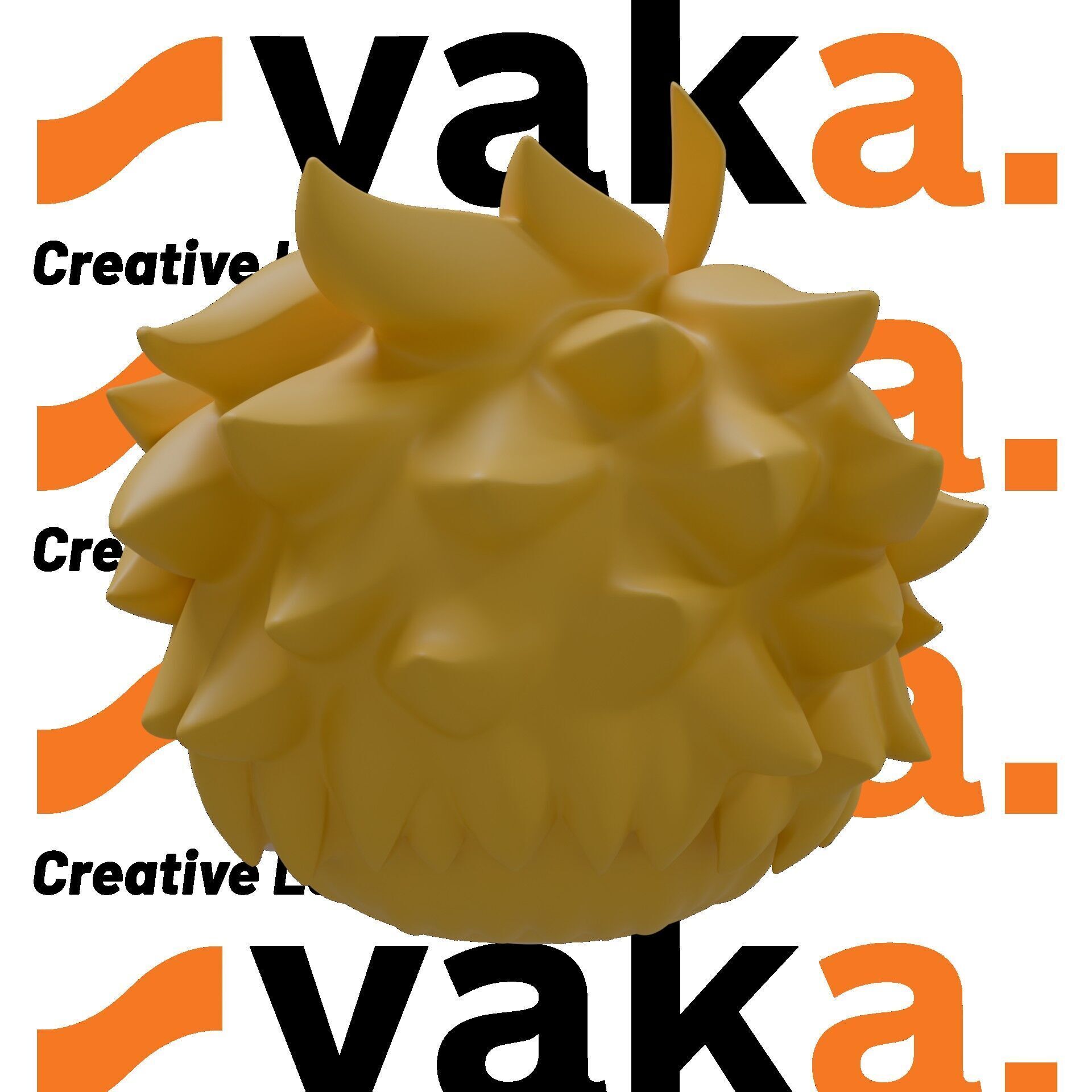 Spiky Anime-Style Boruto Hair for Nendoroid STL 3D Print Files 3D model ...