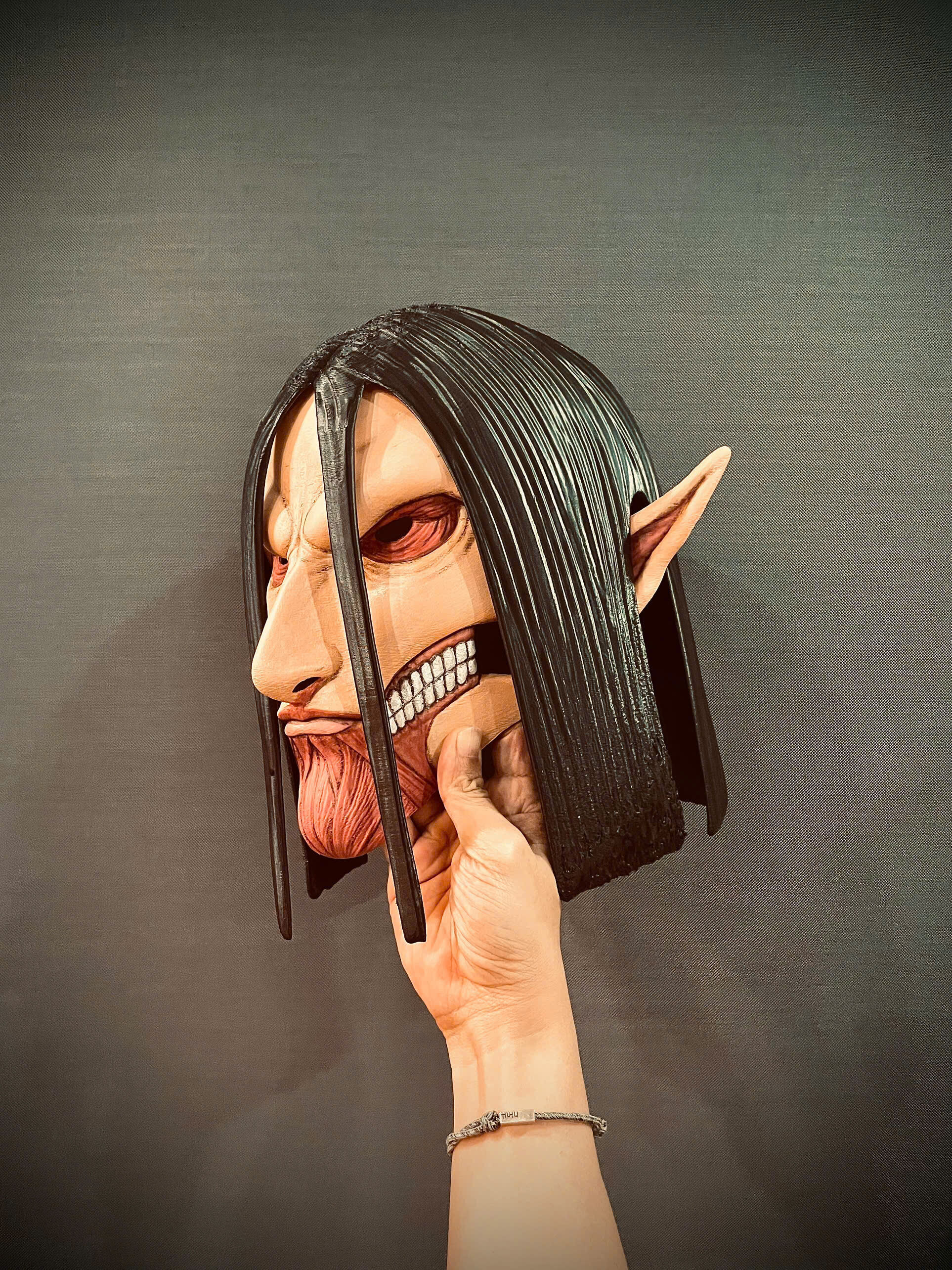 Eren Final Form Head Wearable - With Hair - Attack On Titan 3D model 3D ...