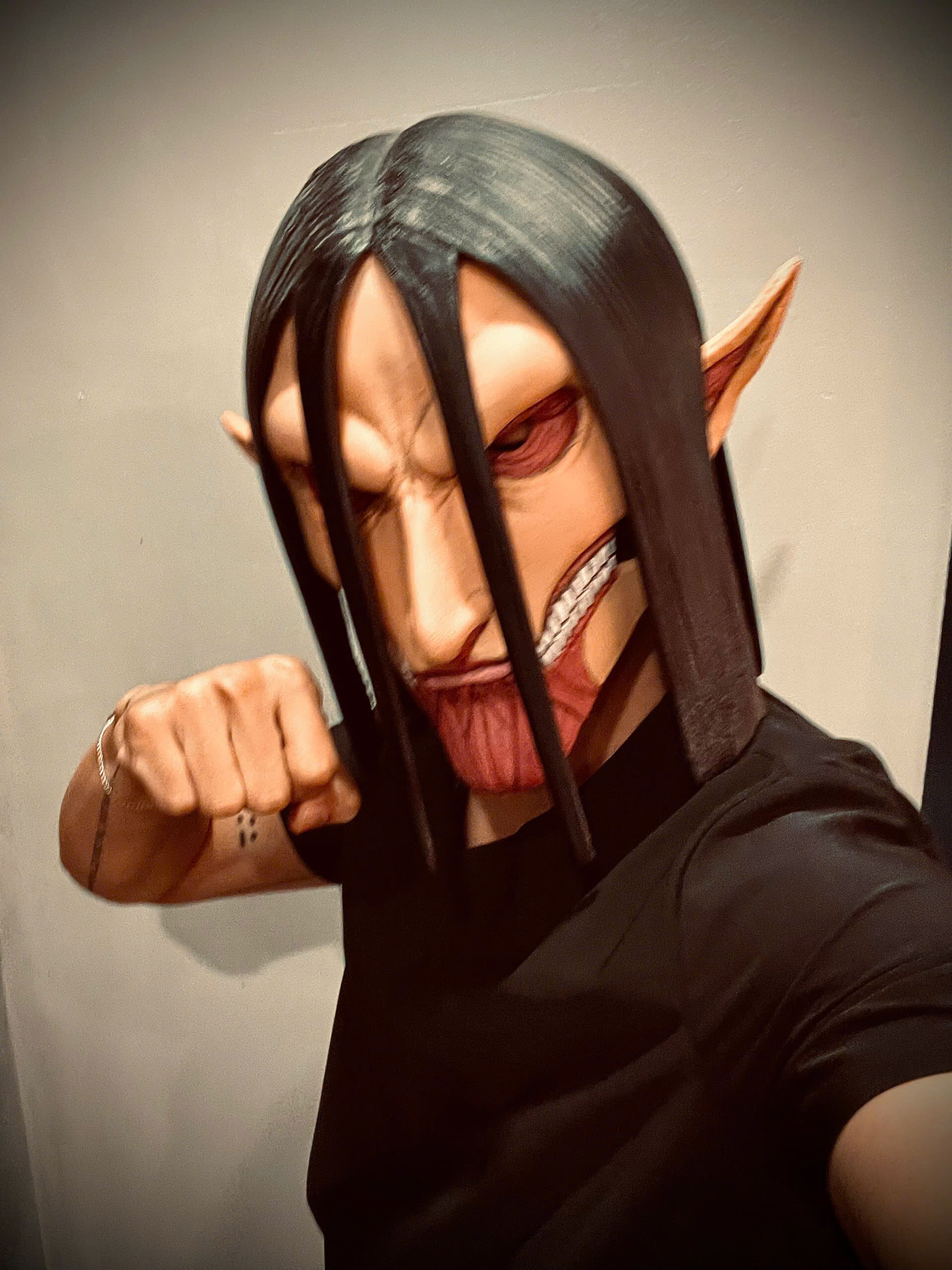 Eren Final Form Head Wearable - With Hair - Attack On Titan 3D model 3D ...