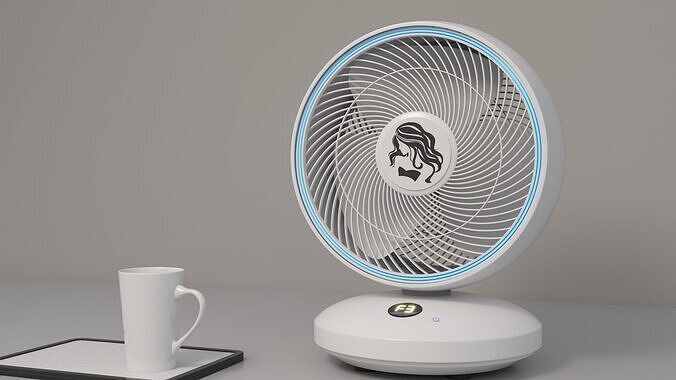 electric fan 3D model | CGTrader