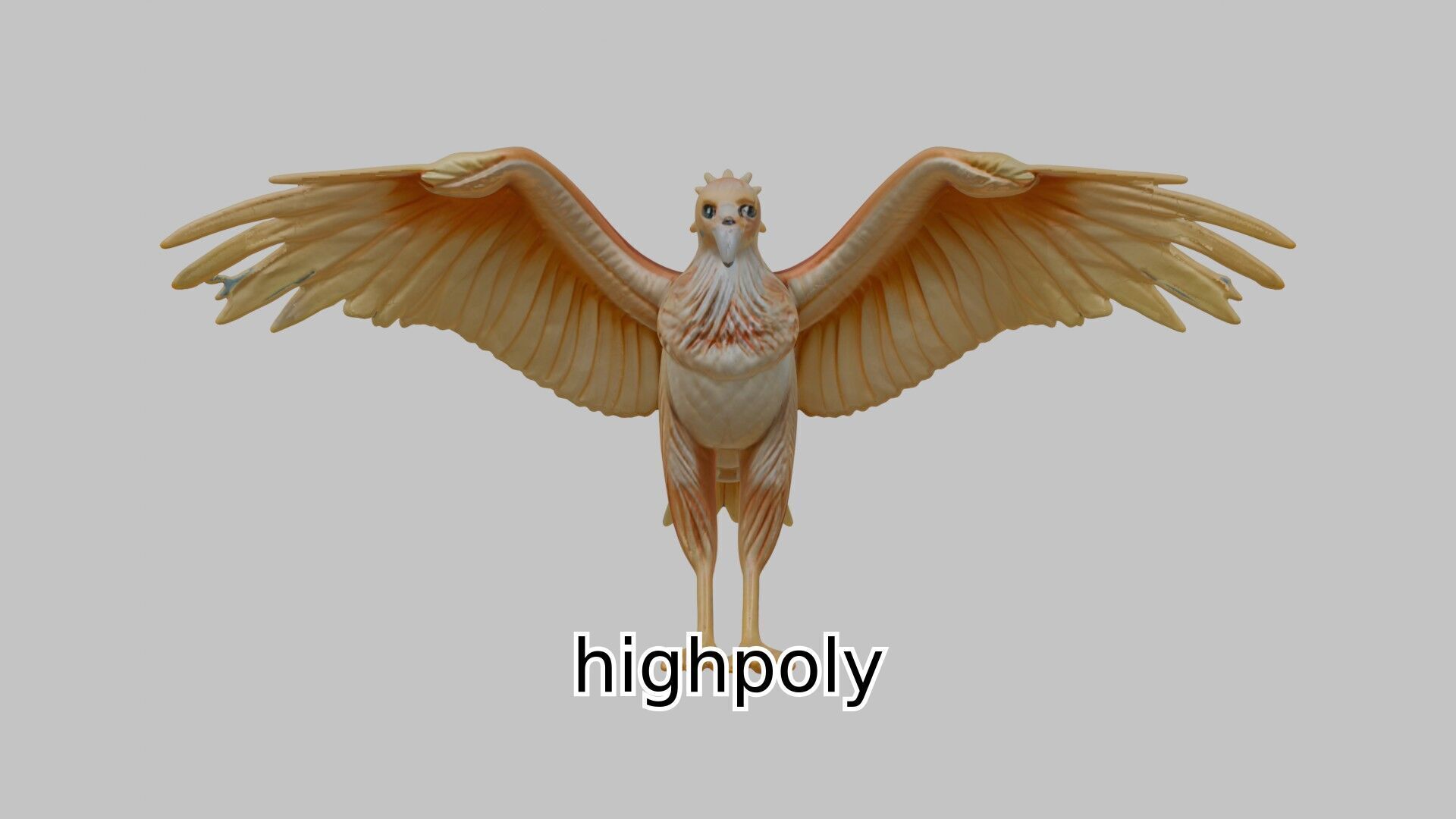 3D model Mythical Griffin Bird Detailed 3D Model VR / AR / low-poly ...