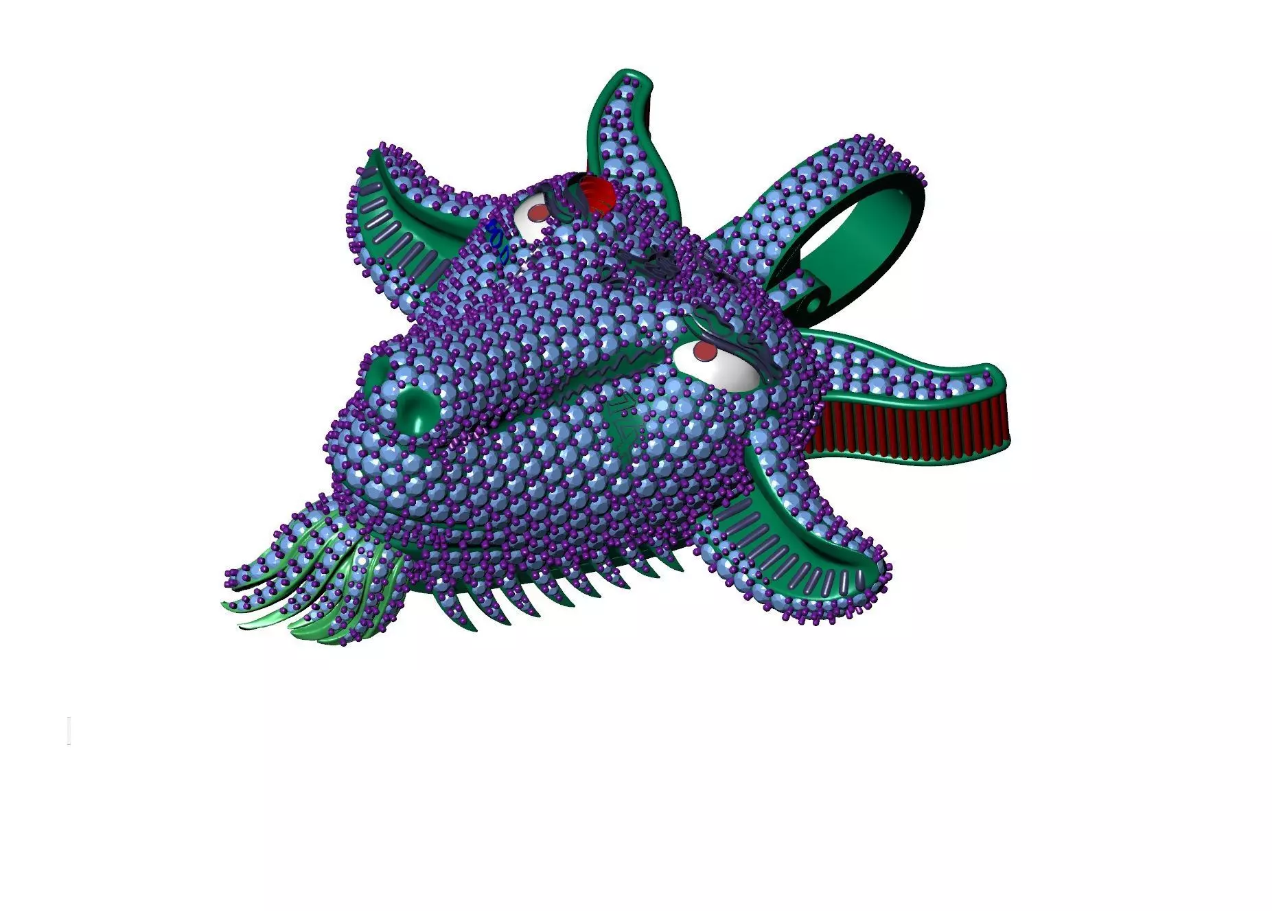gote pendant 3D print model 3D model 3D printable | CGTrader