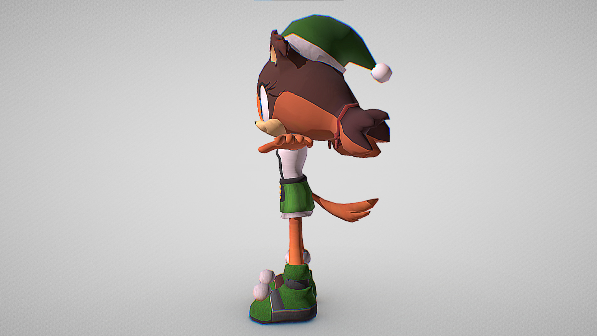 Sticks Xmas - Sonic Dash 2 - Sonic Boom - Sonic The Hedgehog 3D model ...