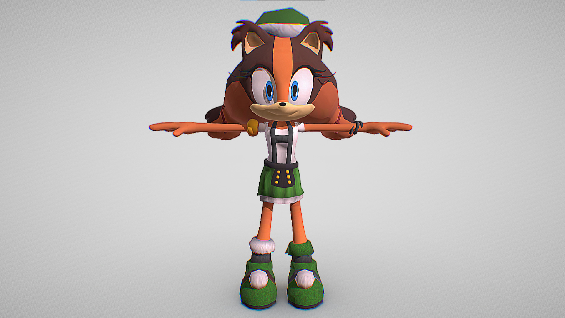 Sticks Xmas - Sonic Dash 2 - Sonic Boom - Sonic The Hedgehog 3D model ...