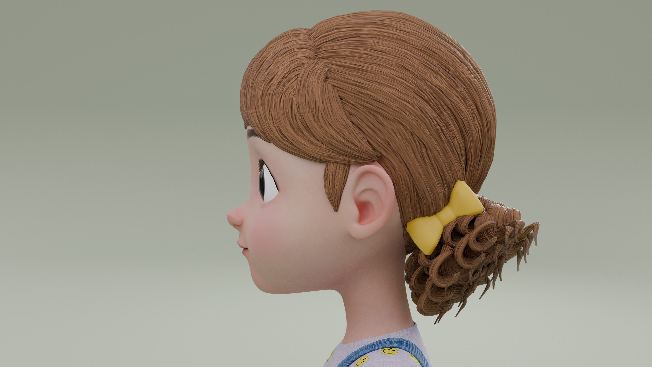 3D model Cartoon Girl Rig VR / AR / low-poly | CGTrader