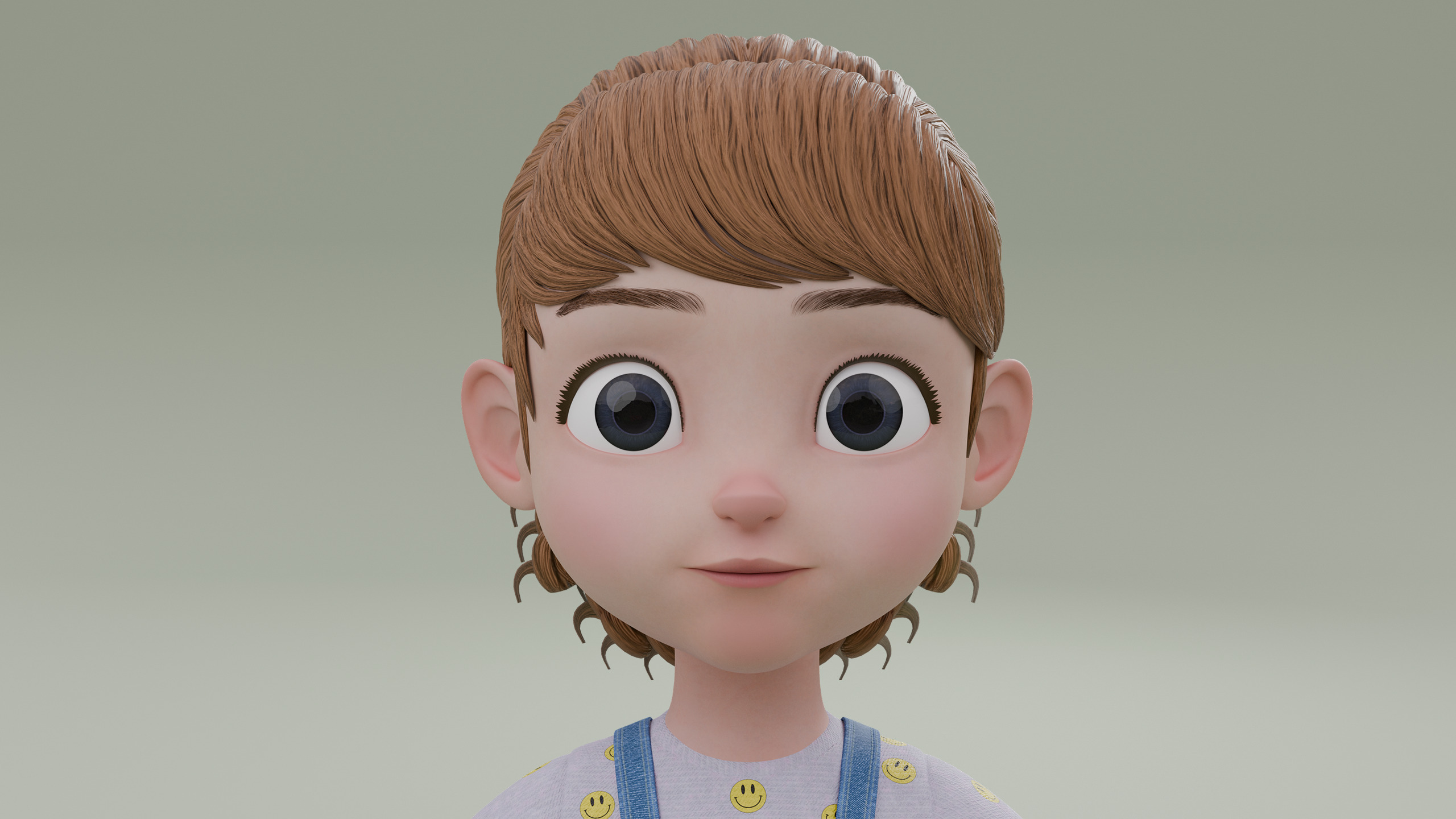 3D model Cartoon Girl Rig VR / AR / low-poly | CGTrader
