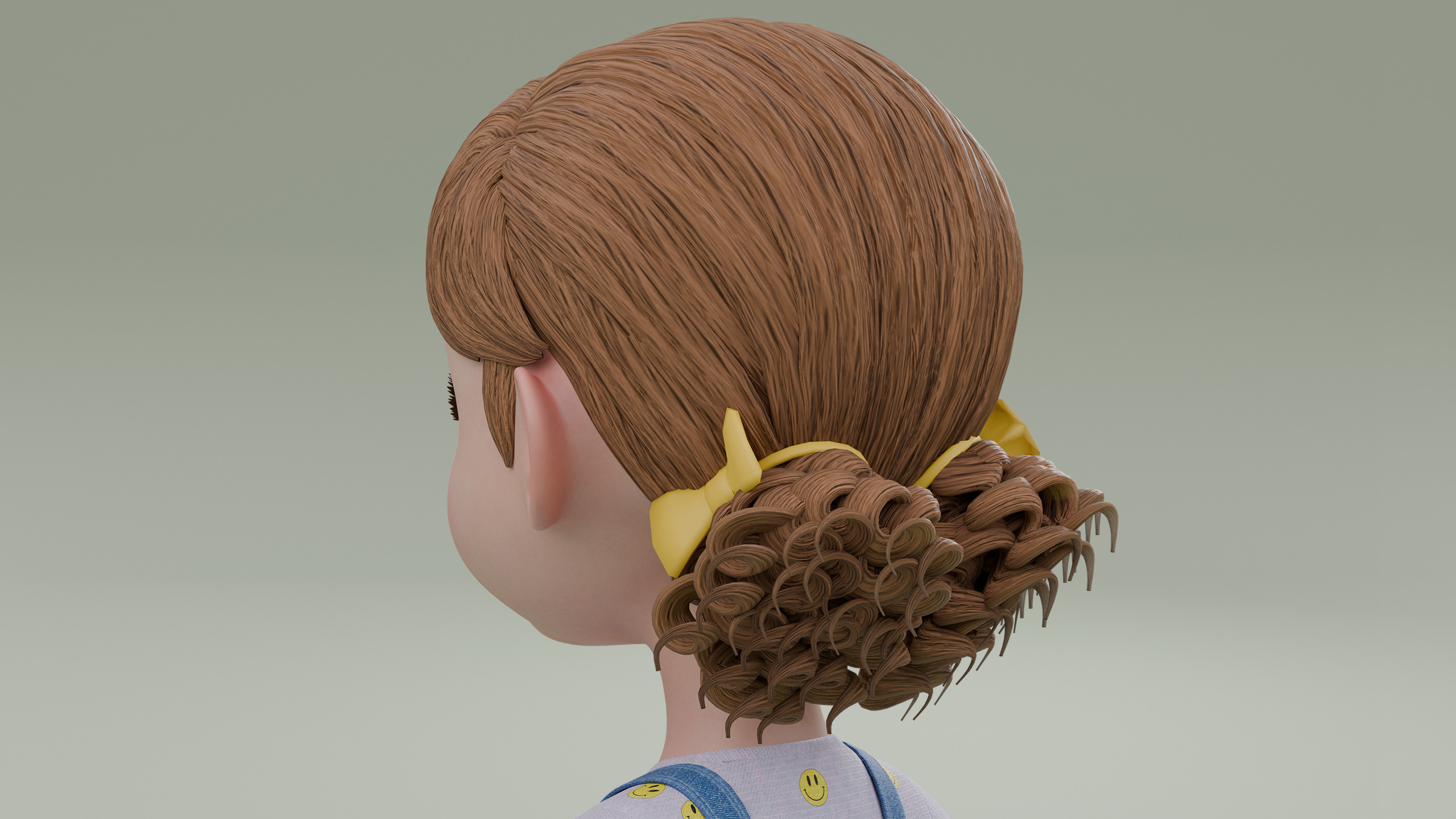 3D model Cartoon Girl Rig VR / AR / low-poly | CGTrader