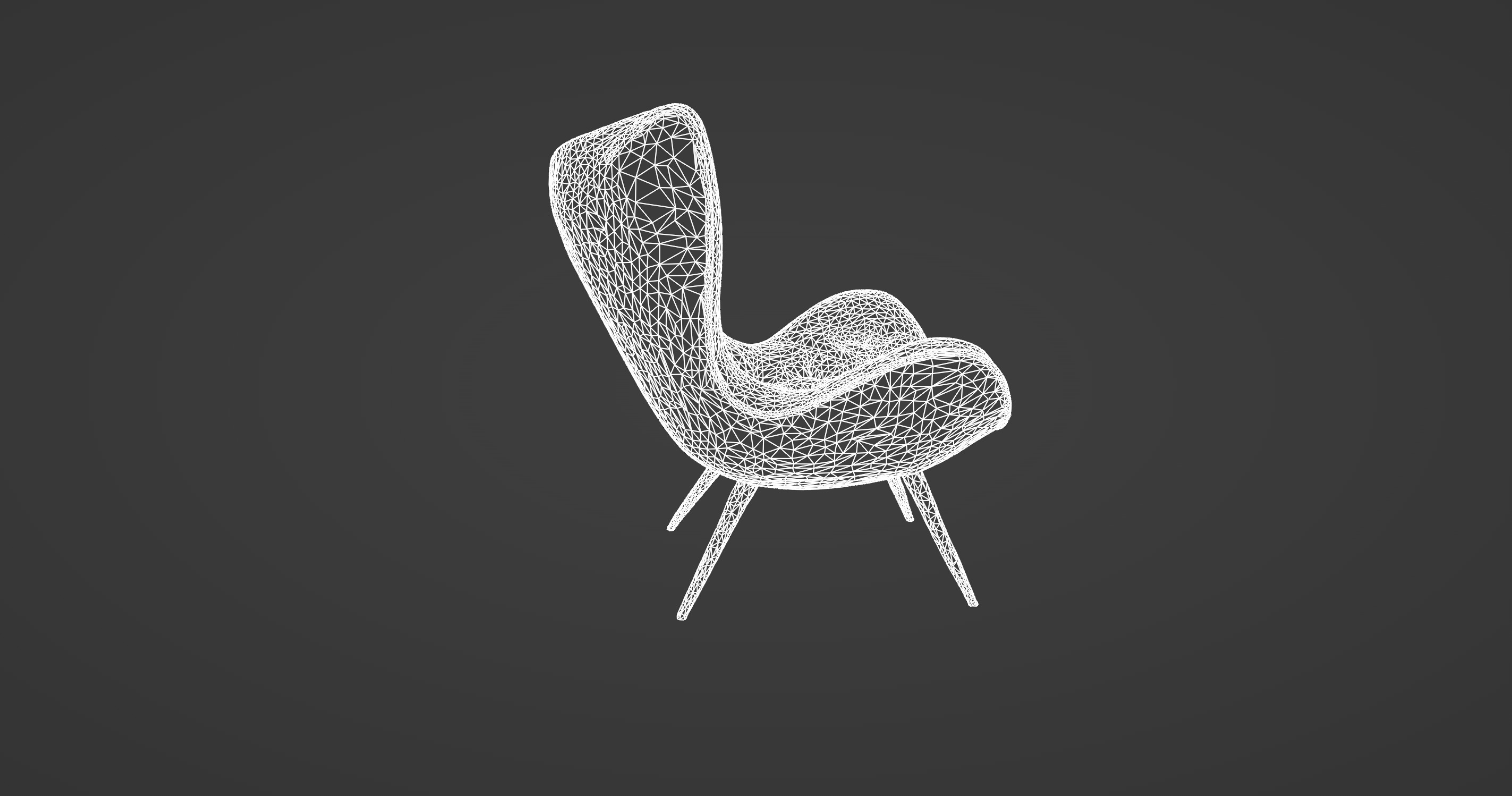 Modern Designer Lounge Chair 3D model | CGTrader